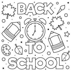 Back to School Coloring Pages. Free 65 Printable Images