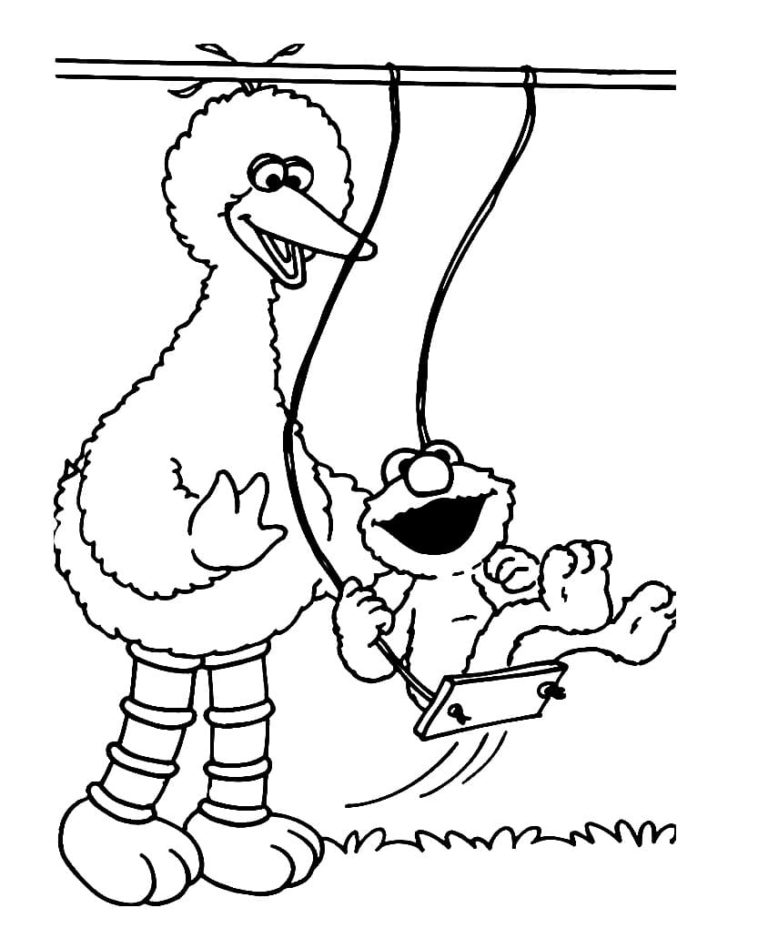 Dibujos de Elmo para colorear. Imprime gratis | WONDER DAY