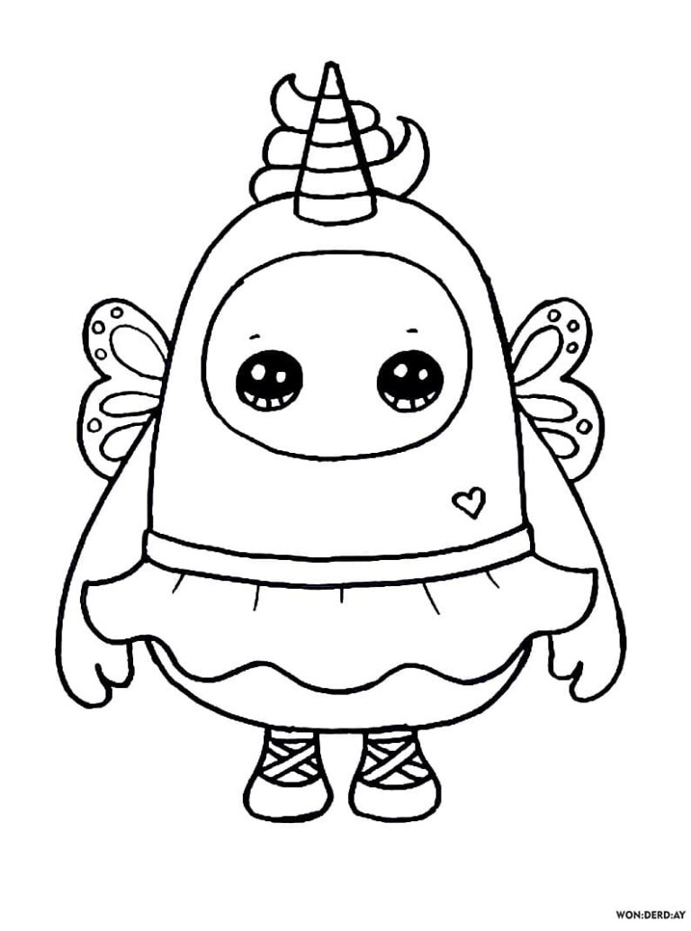 Fall Guys Coloring Pages. Print for Free | WONDER DAY — Coloring pages ...