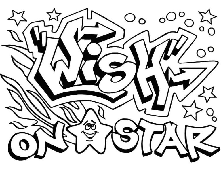 Dibujos de Graffitis para colorear imprimir | WONDER DAY — Dibujos para ...