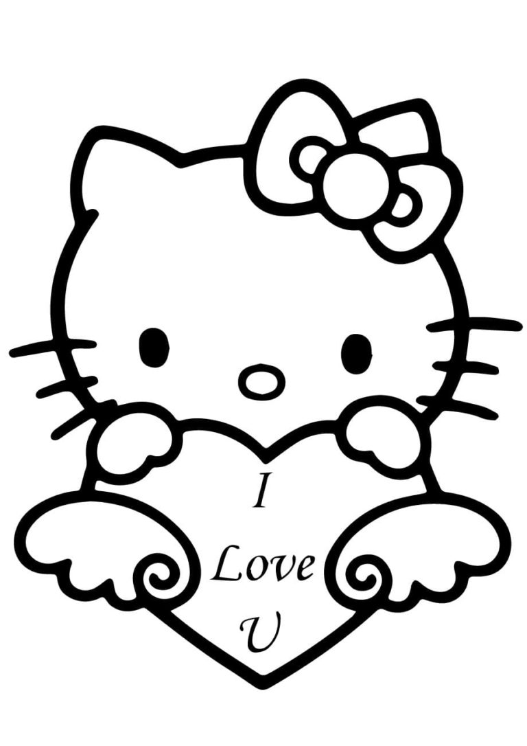 100 Coloring pages Hello Kitty For Print | WONDER DAY — Coloring pages ...