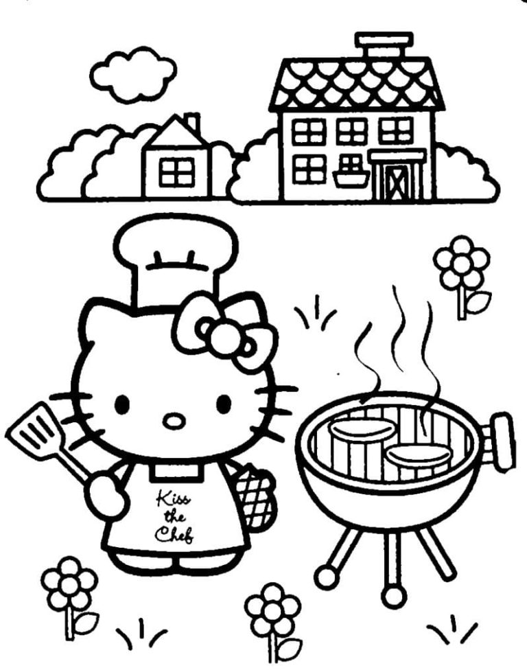 100 Coloring pages Hello Kitty For Print | WONDER DAY — Coloring pages ...