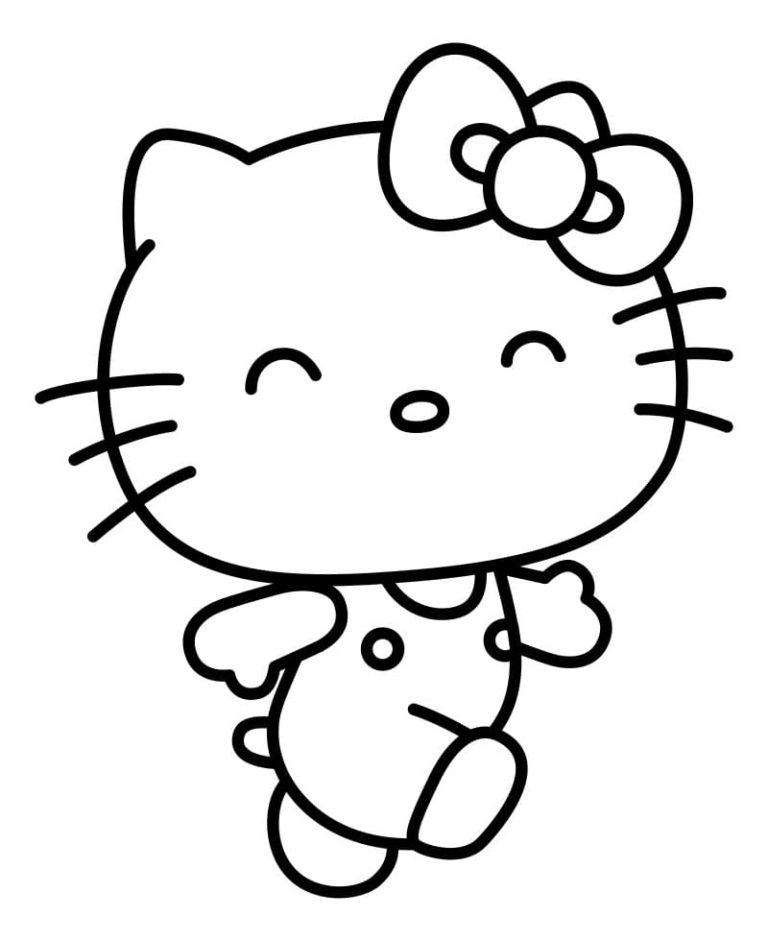 Dibujos de Hello Kitty para colorear. Imprime gratis 100 imágenes