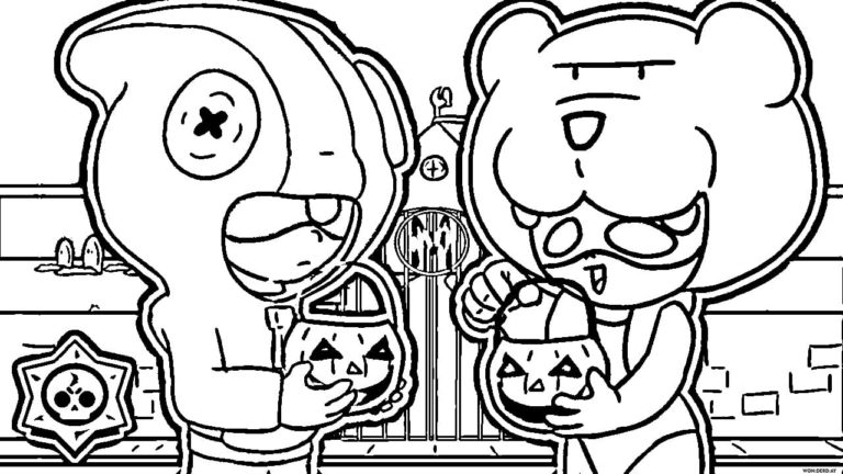 Leon Brawl Stars coloring pages. Print for Free | WONDER DAY — Coloring ...