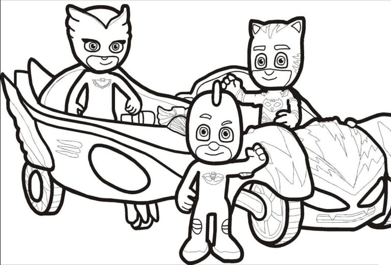 Coloriages de Pyjamasques. Imprimez gratuitement