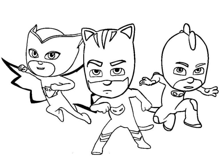 Coloriages de Pyjamasques. Imprimez gratuitement