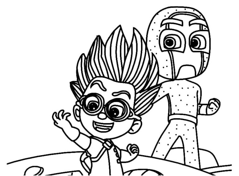 Disegni di PJ Masks da colorare. Stampa gratuitamente