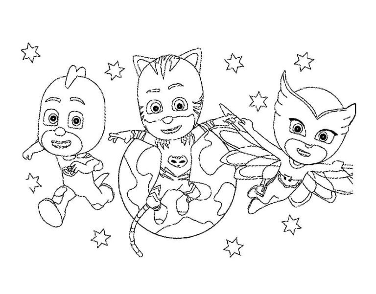 PJ Masks coloring pages. Print for free | WONDER DAY — Coloring pages ...