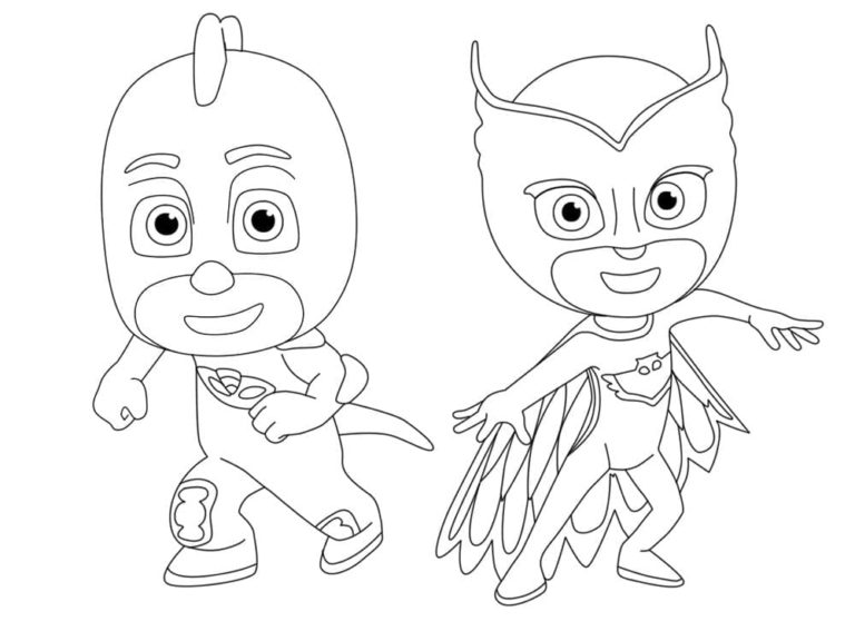 Coloriages de Pyjamasques. Imprimez gratuitement
