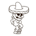 Dia De Los Muertos Coloring Pages. 100 Free Images