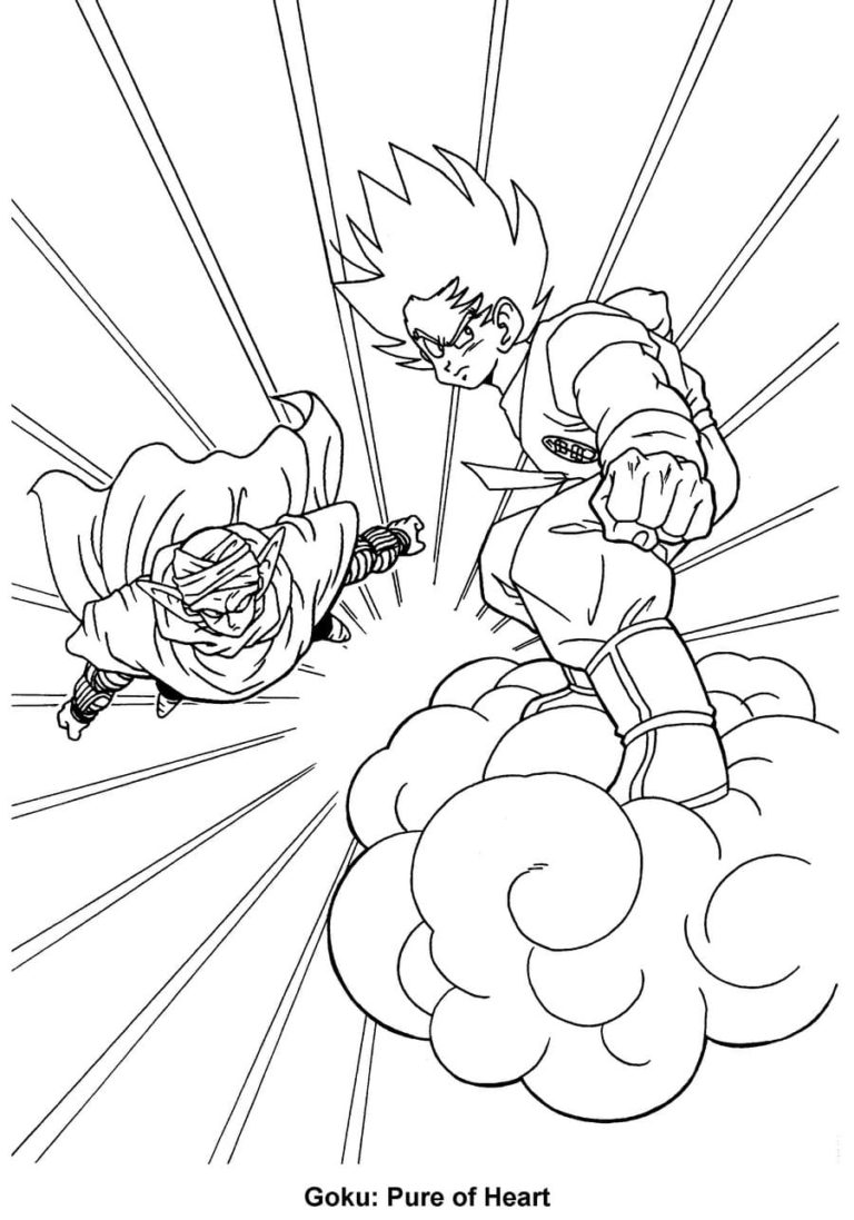 Dragon Ball Z Coloring Pages. Free printable Coloring pages