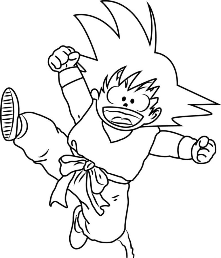Dragon Ball Z Coloring Pages. Free printable Coloring pages