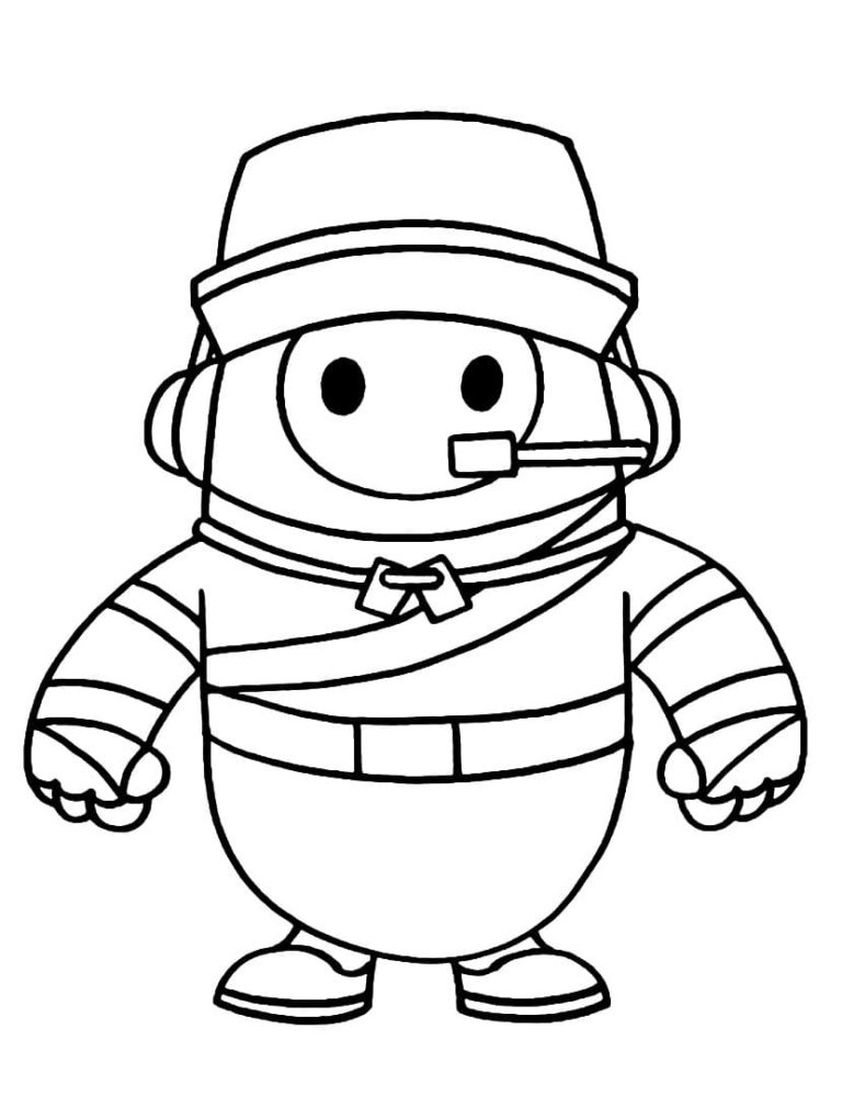 Fall Guys Coloring Pages. Print for Free | WONDER DAY — Coloring pages ...