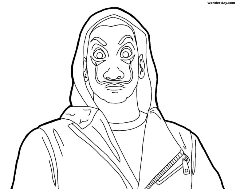 Free Fire coloring pages. Print for free in A4 format