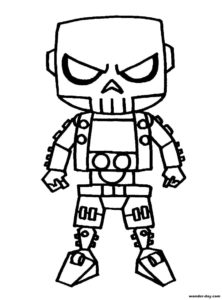 Free Fire coloring pages. Print for free in A4 format