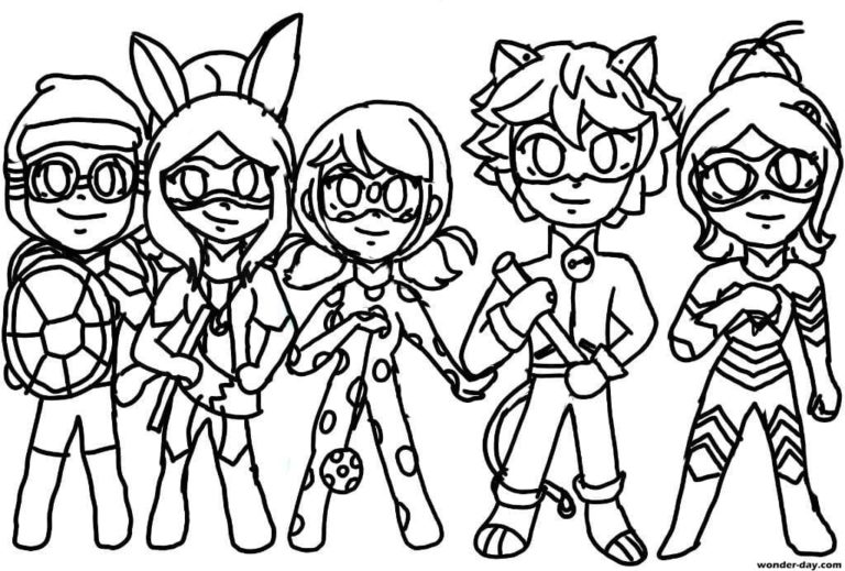 Disegni da colorare Ladybug. 120 Disegni da colorare gratis