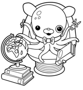 Octonauts Coloring Pages. Print free for Kids | WONDER DAY — Coloring ...