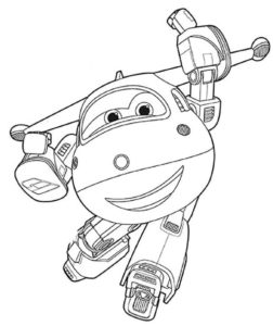 Super Wings Coloring Pages. Print for Kids | WONDER DAY — Coloring ...
