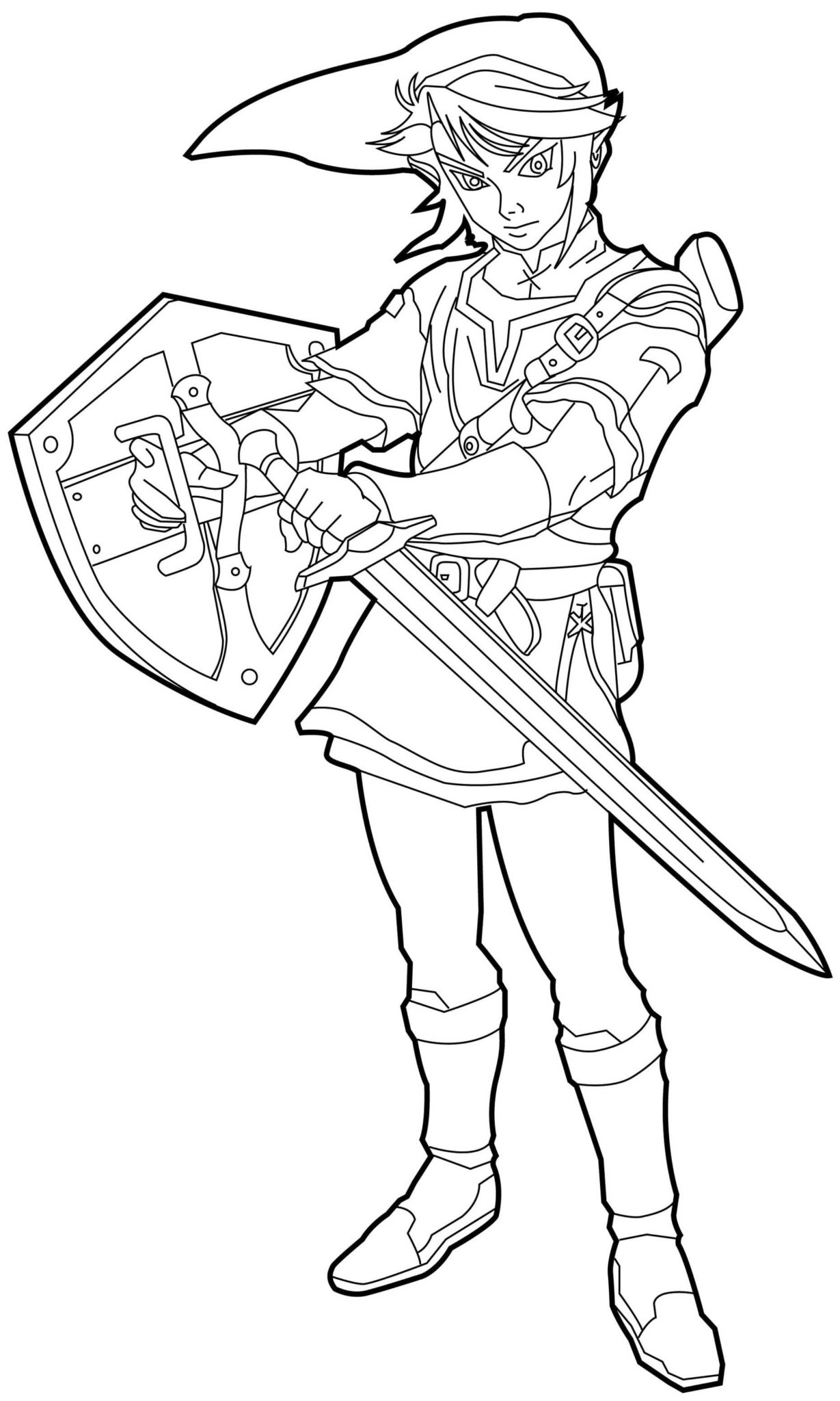 The Legend of Zelda Coloring Pages for free printable