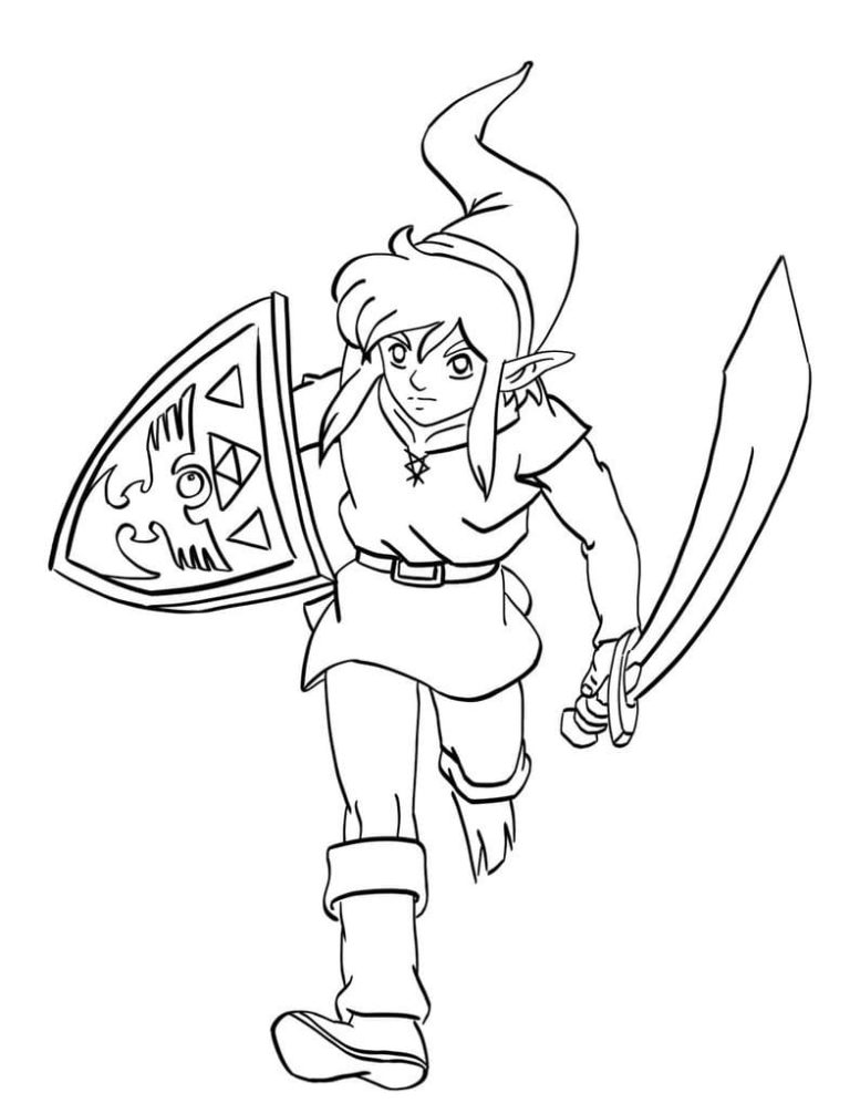The Legend of Zelda Coloring Pages for free printable