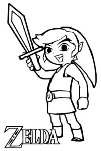 The Legend of Zelda Coloring Pages for free printable