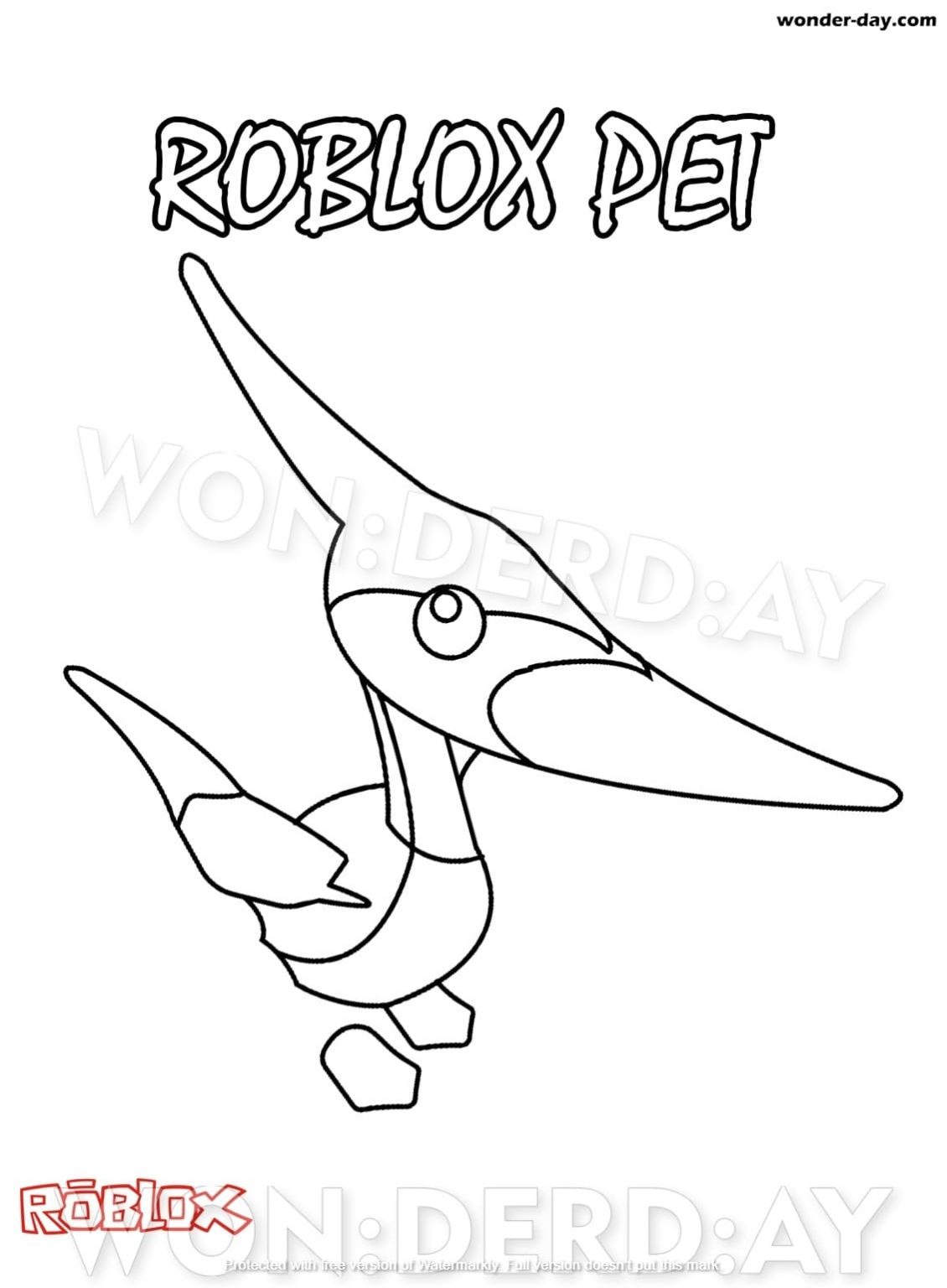 Adopt Me Coloring pages | Wonder-day.com