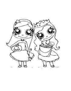 Trick or Treat Coloring Pages. Free Printables | WONDER DAY — Coloring ...