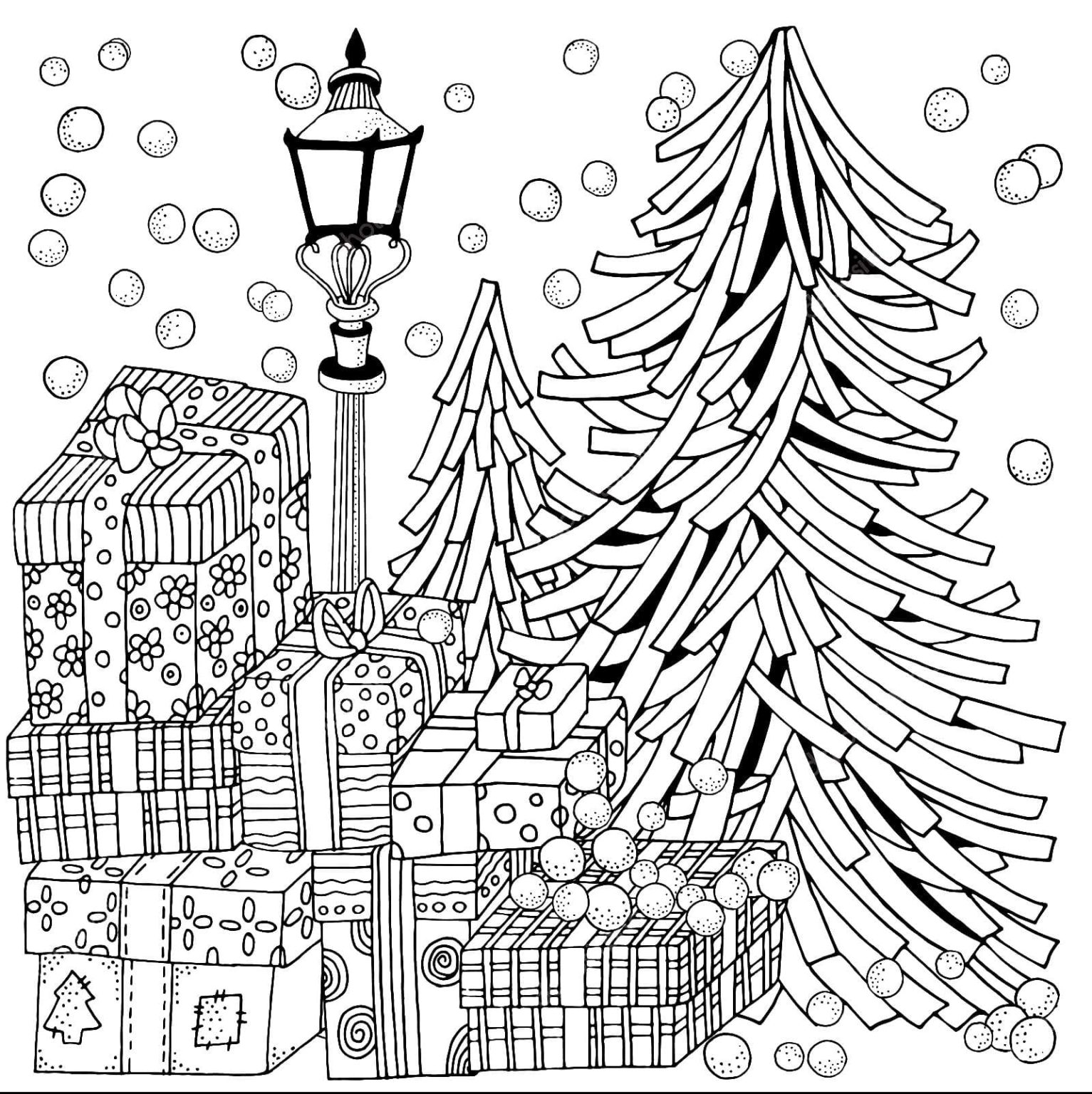 Раскраски Новый Год для детей. Распечатать бесплатно