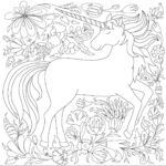 Раскраски единороги. Скачать и распечатать бесплатно