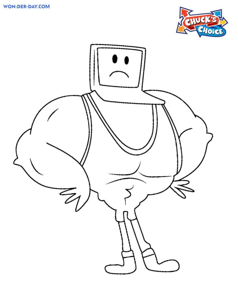 Chuck's Choice coloring pages . Print for Free | WONDER DAY — Coloring ...