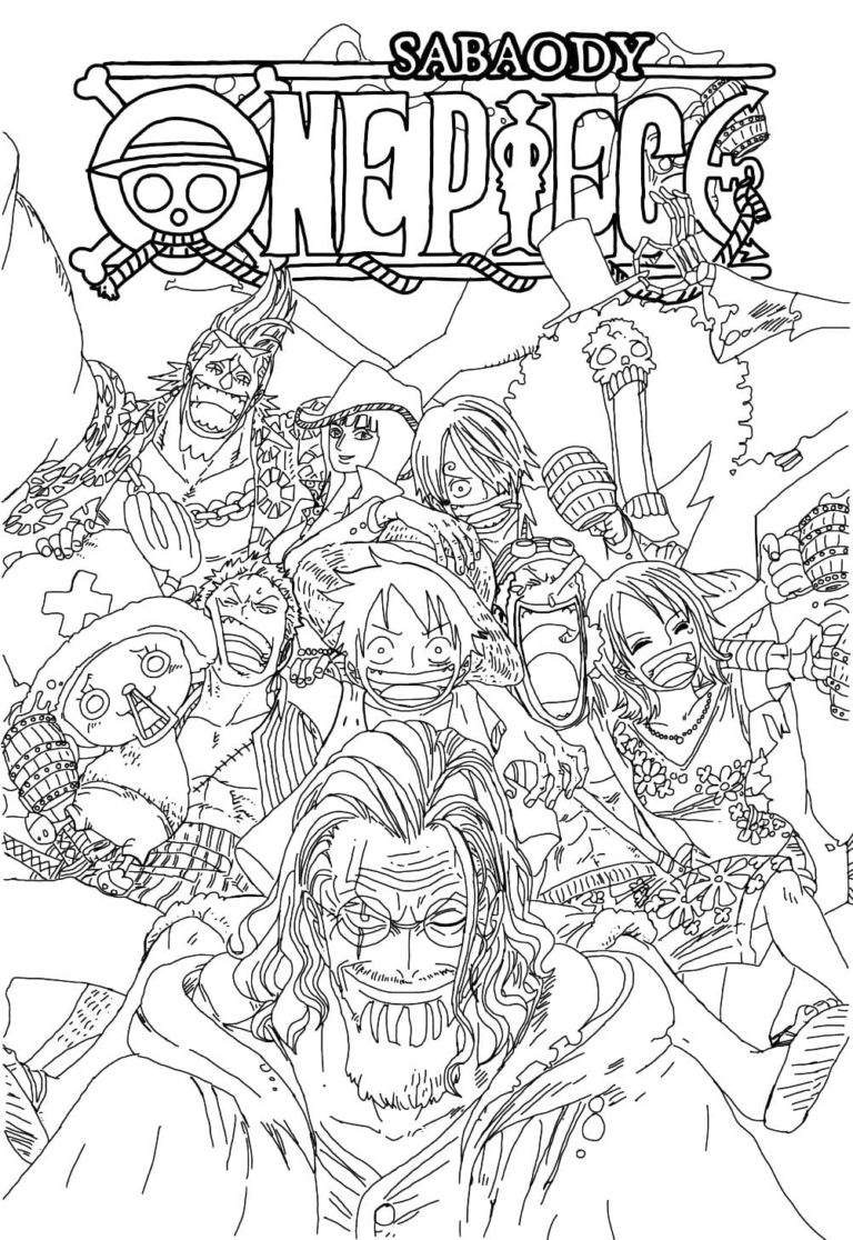 One Piece Coloring pages. Download and print for free