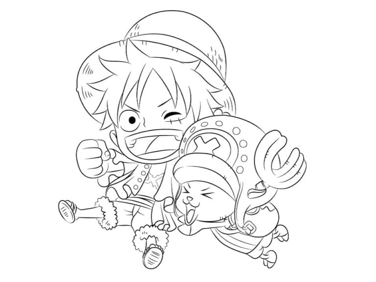 One Piece Coloring pages. Download and print for free