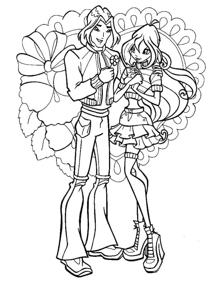 Winx Club coloring pages. Print for free | WONDER DAY — Coloring pages ...