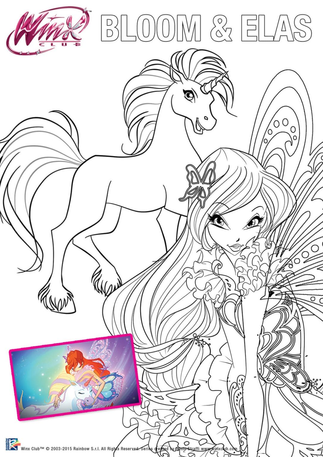 Winx Club coloring pages. Print for free | WONDER DAY — Coloring pages ...