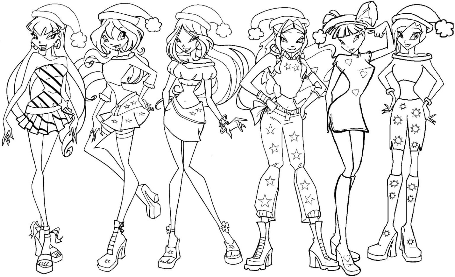 Winx Club coloring pages. Print for free | WONDER DAY — Coloring pages ...