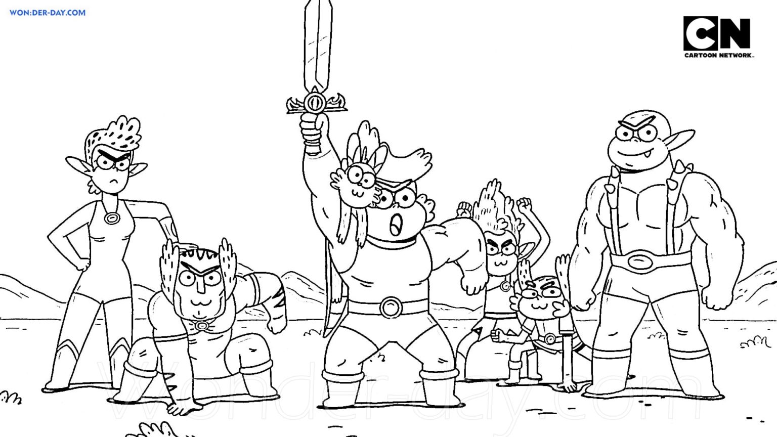 Cartoon Network Coloring Pages - 100 Free Coloring pages