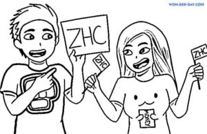 ZHC Coloring pages - Free Coloring pages | WONDER DAY — Coloring pages ...