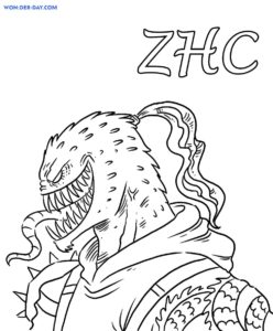 ZHC Coloring pages - Free Coloring pages | WONDER DAY — Coloring pages ...