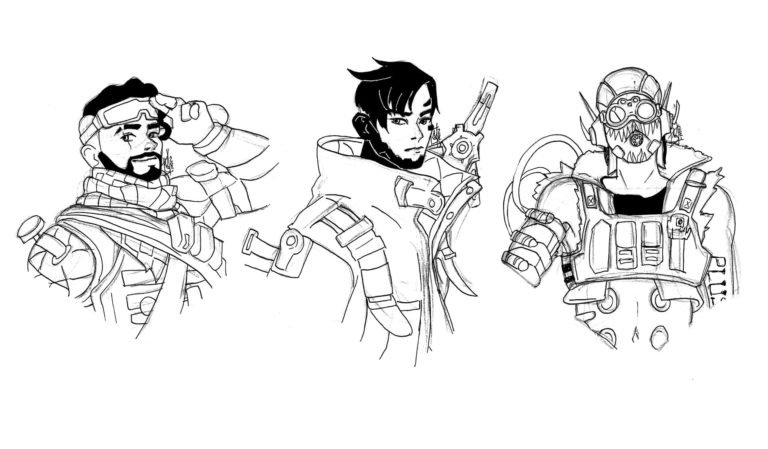 Apex Legends coloring pages - 80 Printable coloring pages