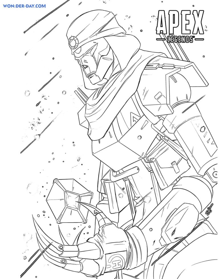 Coloriage Apex Legends - 80 Coloriages à imprimer