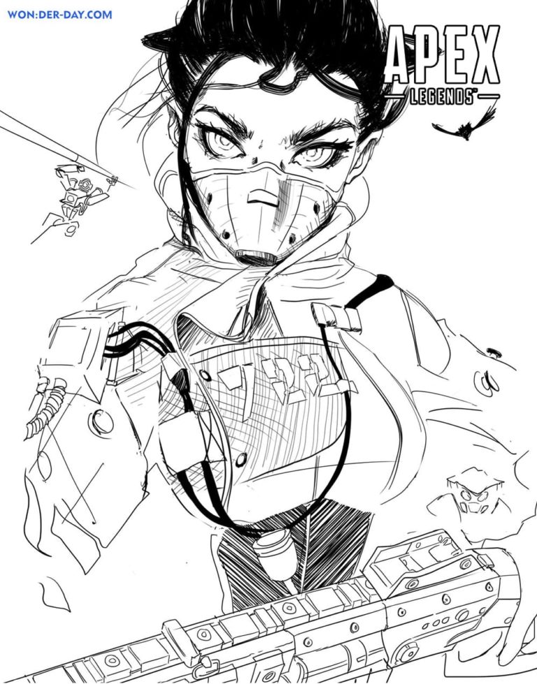 Apex Legends coloring pages - 80 Printable coloring pages