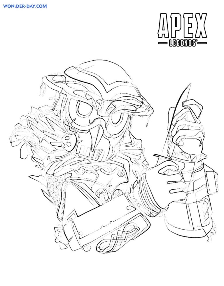 Apex Legends coloring pages - 80 Printable coloring pages