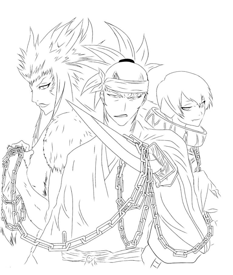 Bleach coloring pages - 90 Printable coloring pages