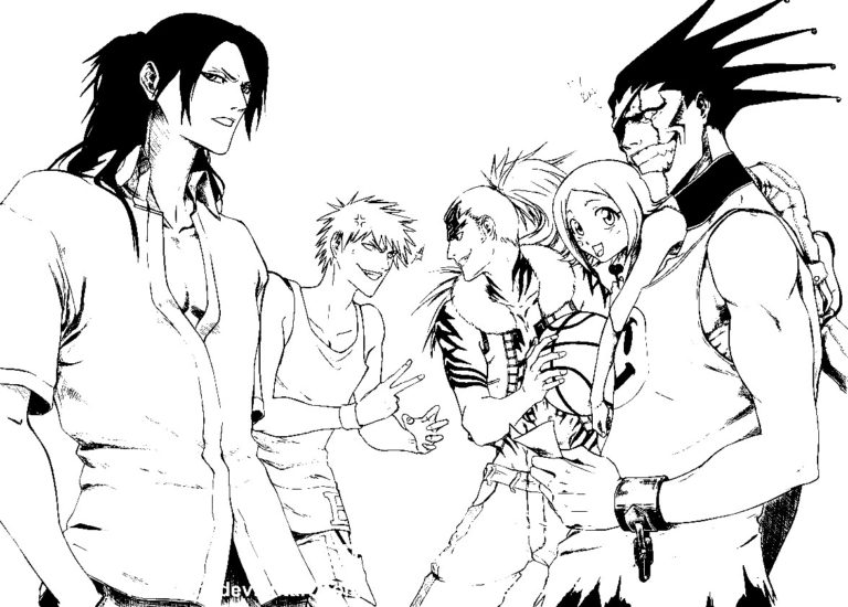 Bleach coloring pages - 90 Printable coloring pages