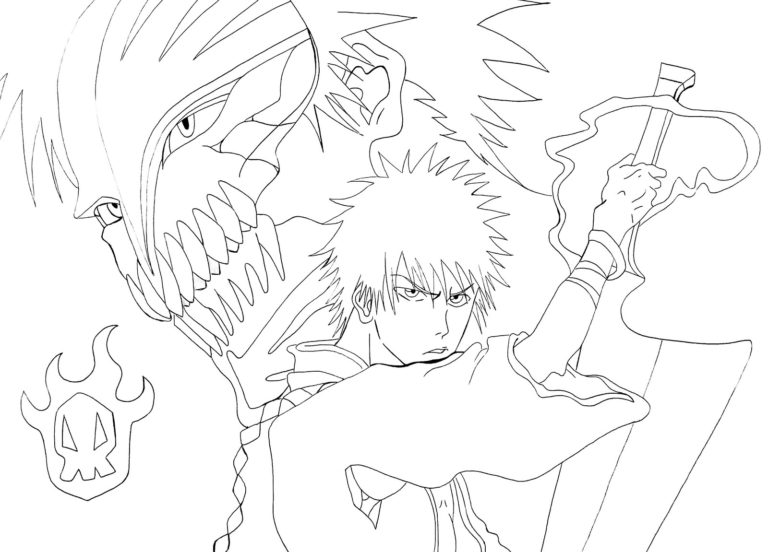 Bleach coloring pages - 90 Printable coloring pages