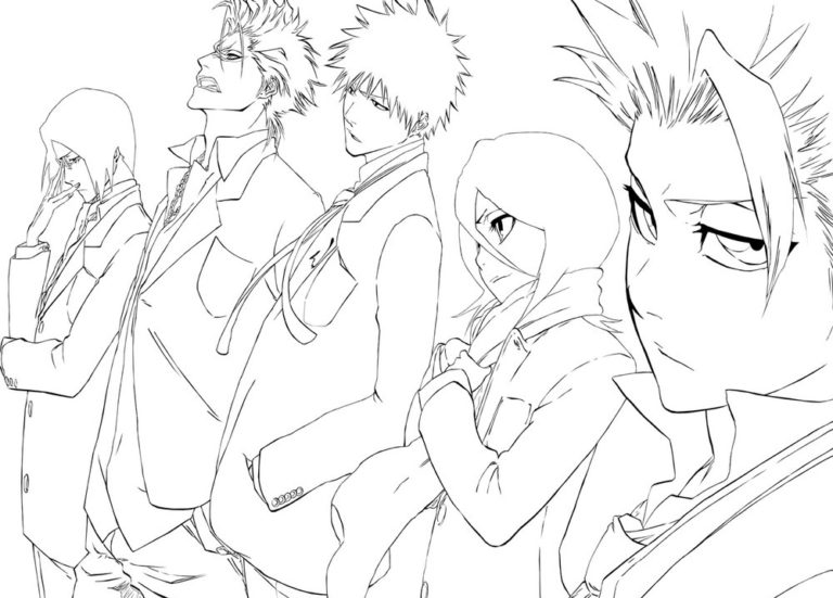 Bleach coloring pages - 90 Printable coloring pages