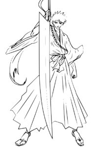 Bleach coloring pages - 90 Printable coloring pages