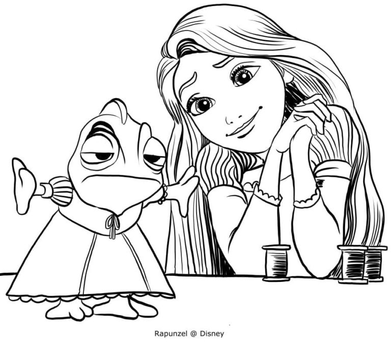 Chameleon coloring pages - Free coloring pages | WONDER DAY — Coloring ...