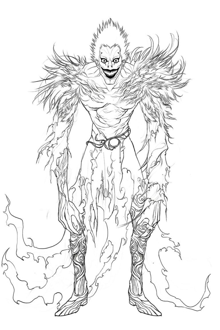 Death Note Coloring Pages - Best coloring pages | WONDER DAY — Coloring ...