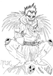 Death Note Coloring Pages - Best coloring pages | WONDER DAY — Coloring ...